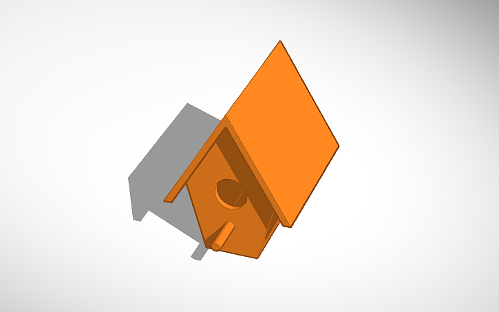 3D design Copy of Birdhouse - Tinkercad