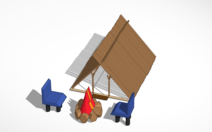 3D design tent - Tinkercad