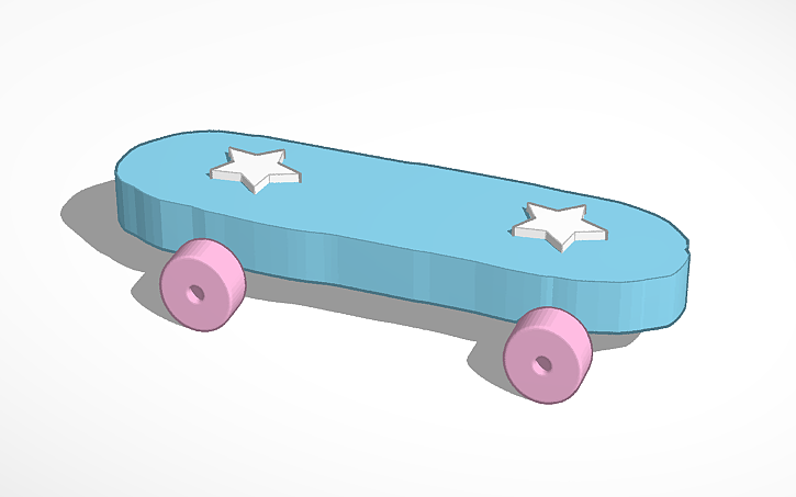 3D design Skateboard - Tinkercad