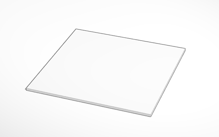 3D design Korry White Base - Tinkercad