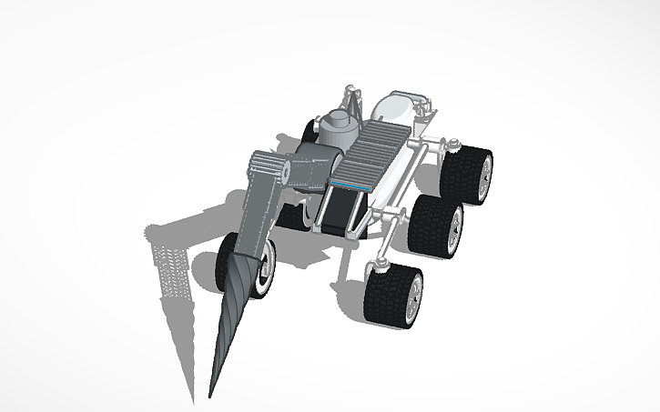 3D design Mars Ground Worker Vehicle - Tinkercad