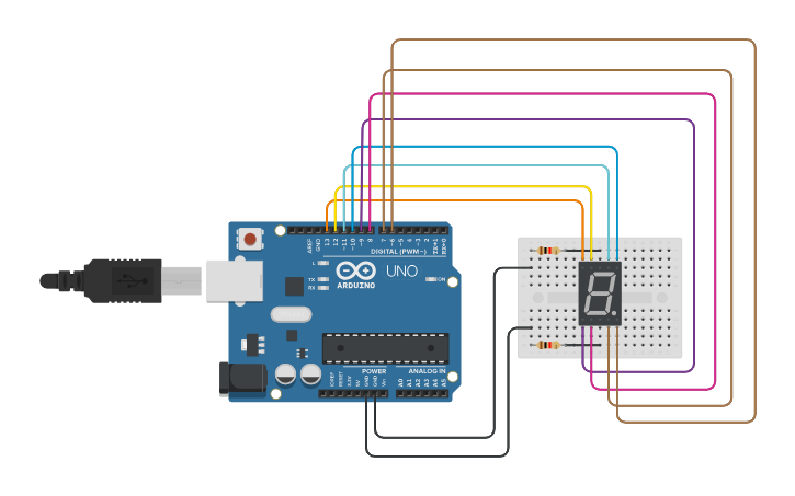 Circuit design timer - Tinkercad