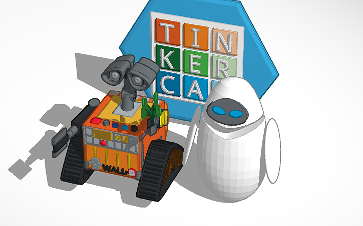 3D design Wall e - Tinkercad