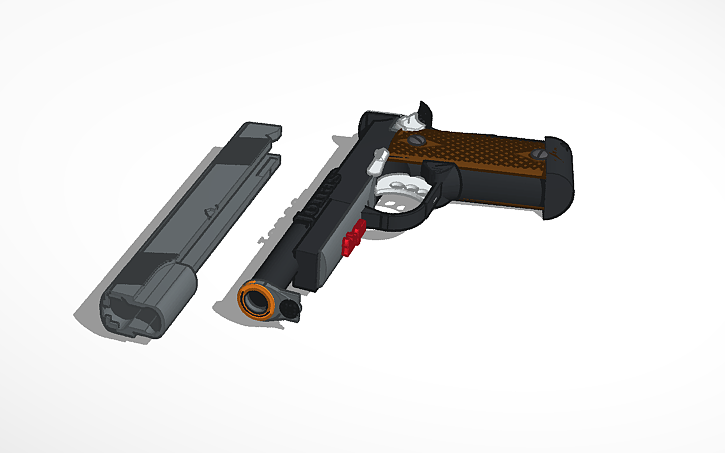 3D design Copy of gun gun!! - Tinkercad