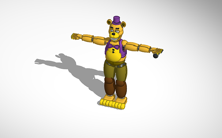 3d Design Waiter Bot Fnaf Tinkercad