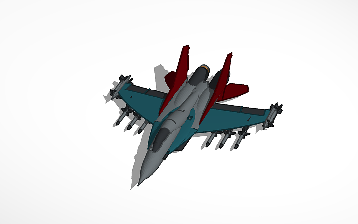 3D design Mig-29AC Fighter Jet - Tinkercad