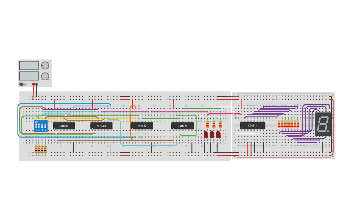 Circuit design ENCODER | Tinkercad