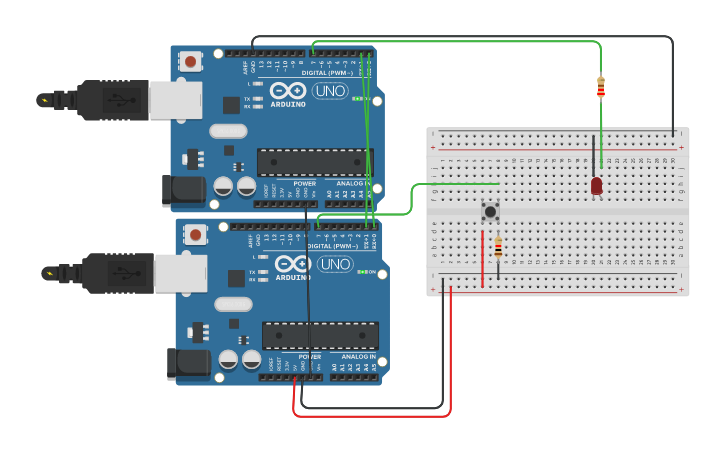Circuit Design 2 Arduino Led And Button Tinkercad 4688