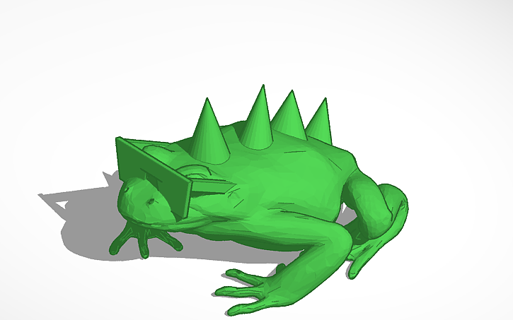 3D design Lizard frog | Tinkercad