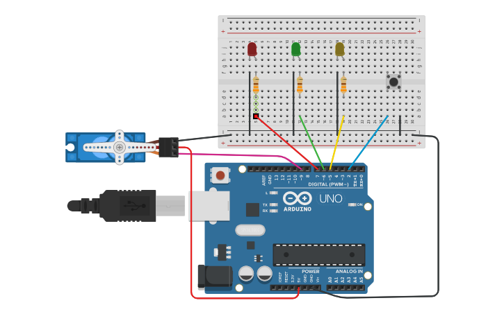 Circuit design String Communication | Tinkercad