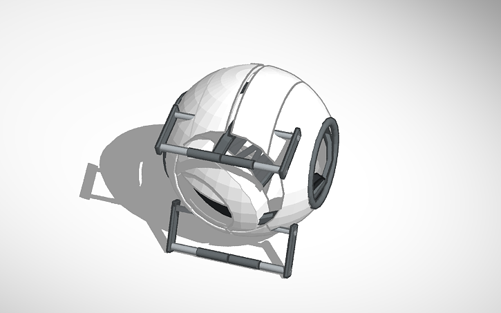 3D design Broken Core - Tinkercad