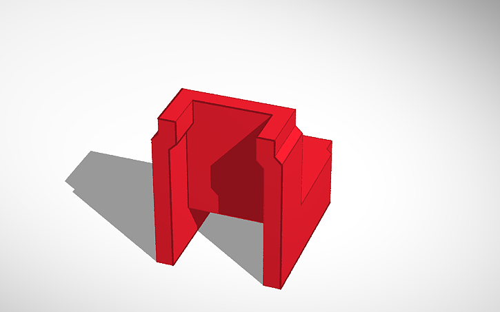 3D design DB9 PCB - Tinkercad