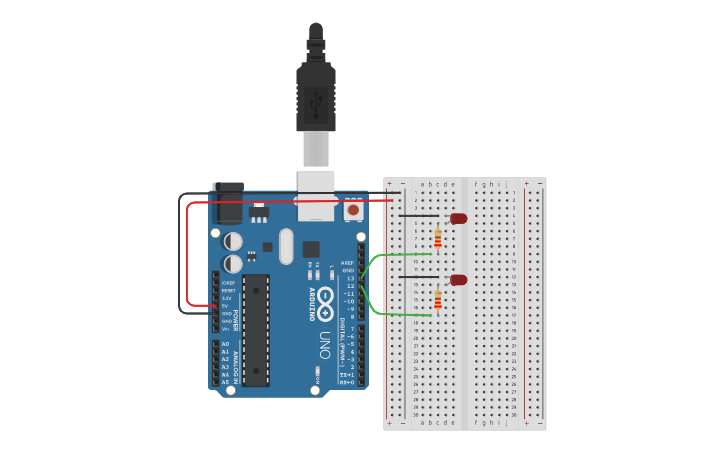 Circuit design Materi 2 Practice 2 - Making two LEDs blinking each ... Circuit design Materi 2 Practice 2 - Making two LEDs blinking each ...