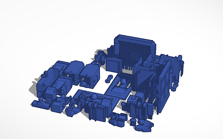3D design Transformers Tardis Soundwave - Tinkercad