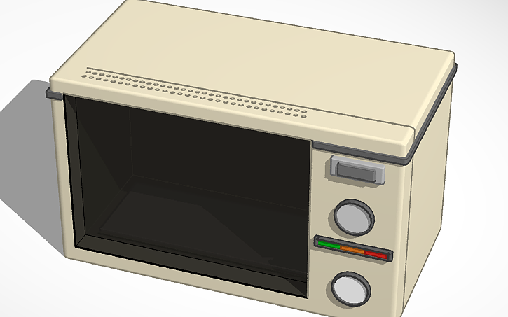 3D design Microwave - Tinkercad