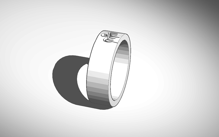 3D design Spectre Ring - Tinkercad