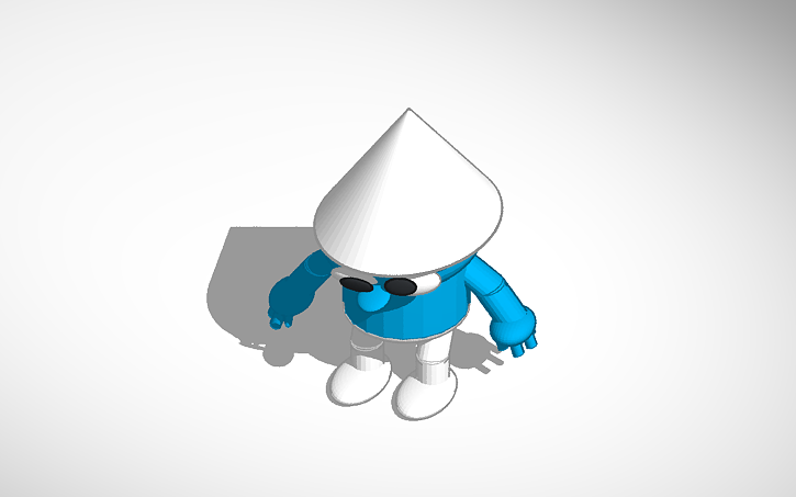 3D design Smerf - Tinkercad