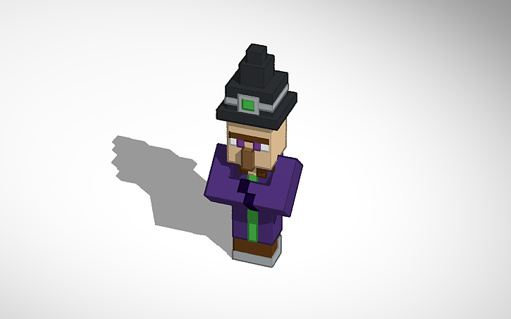 3D design minecraft witch | Tinkercad