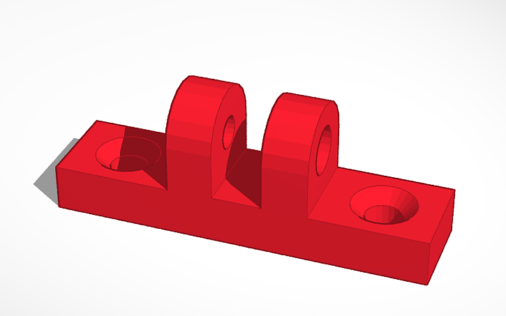 3D design ELP snap together case support - Tinkercad