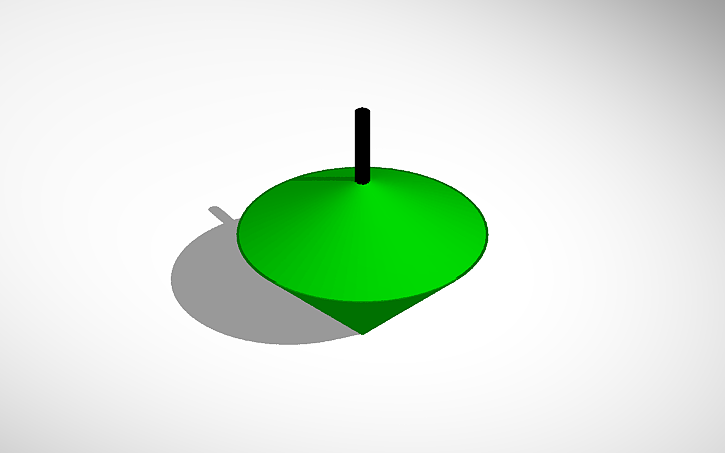 3D design Spinning Top - Tinkercad