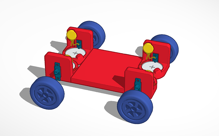 3D design Moving car - Tinkercad