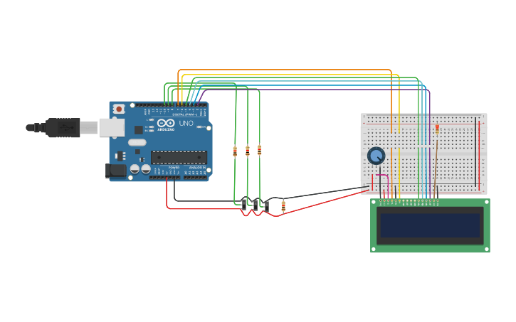 Circuit design Lab2b Fct3 | Tinkercad