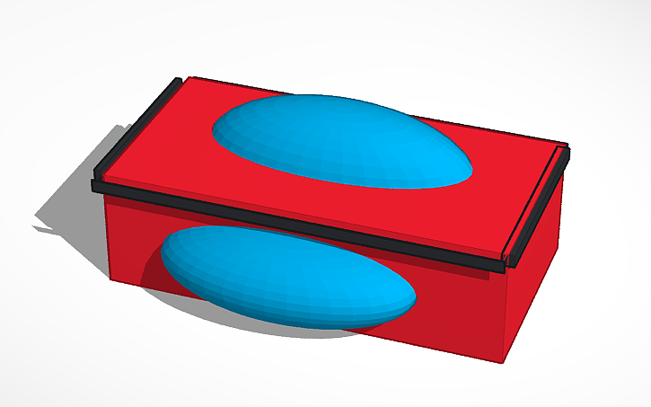 3D design Shoe box - Tinkercad