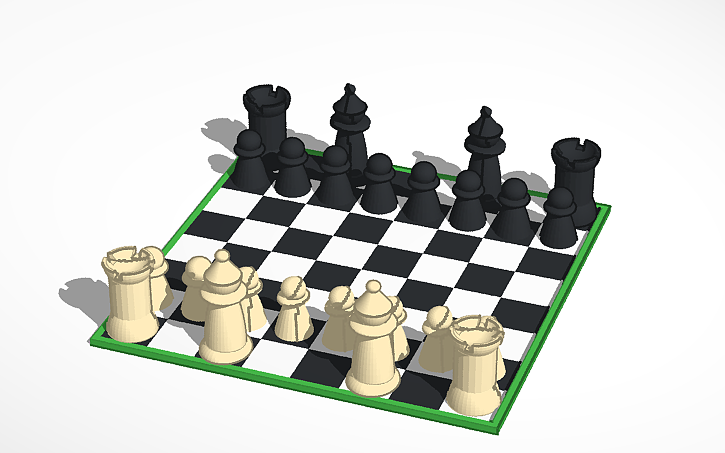 3D design Chess_9А - Tinkercad
