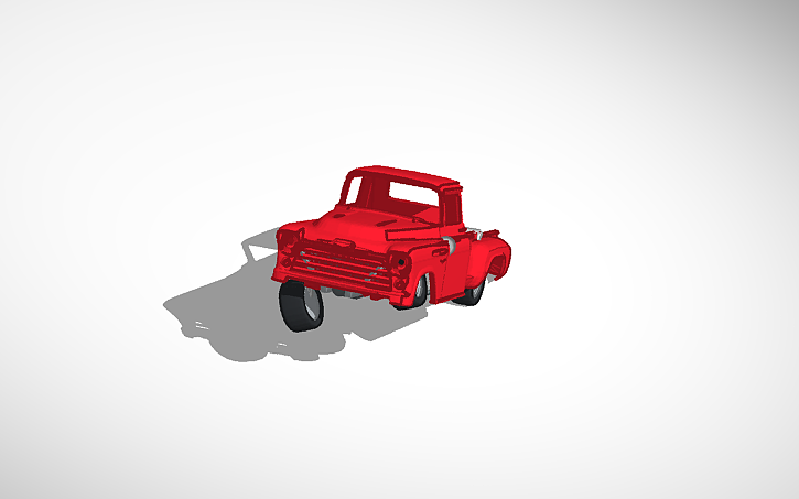 3D design truck lowrider - Tinkercad
