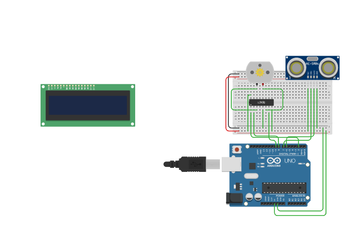 Circuit design Ultrasonic_Rifky Ahmad Fahrezi_41 | Tinkercad