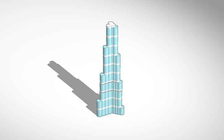 3D design Dubai Fancy Khalifa - Tinkercad