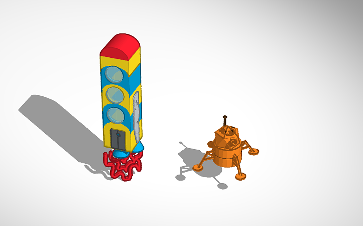 3D design Os 3 supremos - Tinkercad