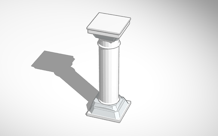 3d Design Greek Columns V1 Doric Tinkercad