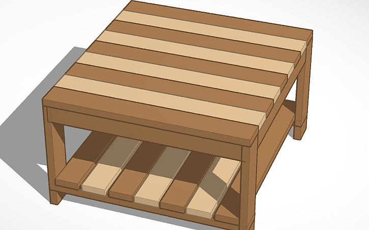 3D design Coffee Table - Tinkercad