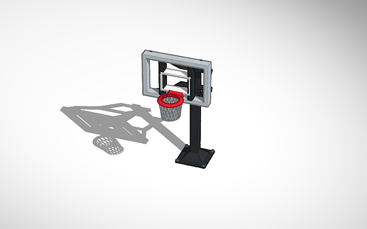 3D design basketball hoop - Tinkercad