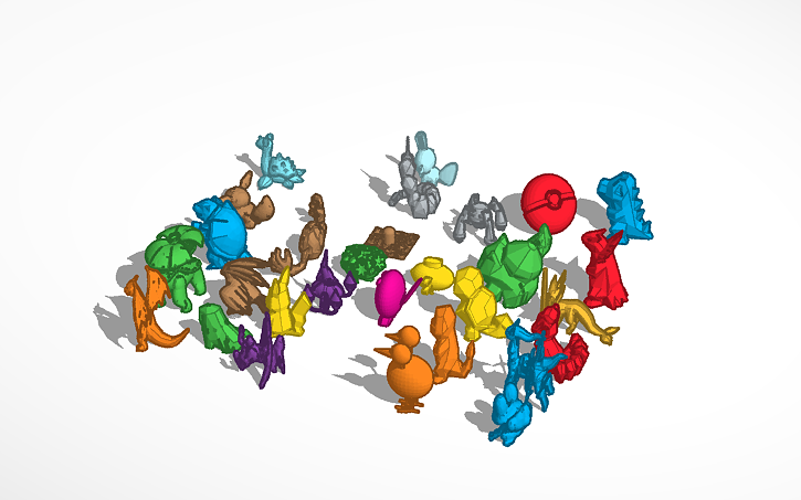 3D design pokemon | Tinkercad