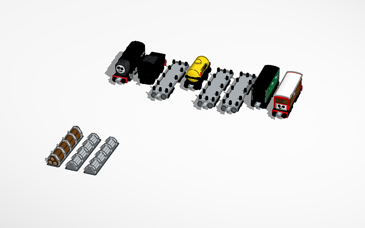 3D design Neville the Friendly Engine - Tinkercad