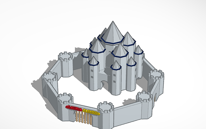 3D design Castillo - Tinkercad