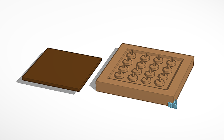 3D design Peg Board 😀 - Tinkercad