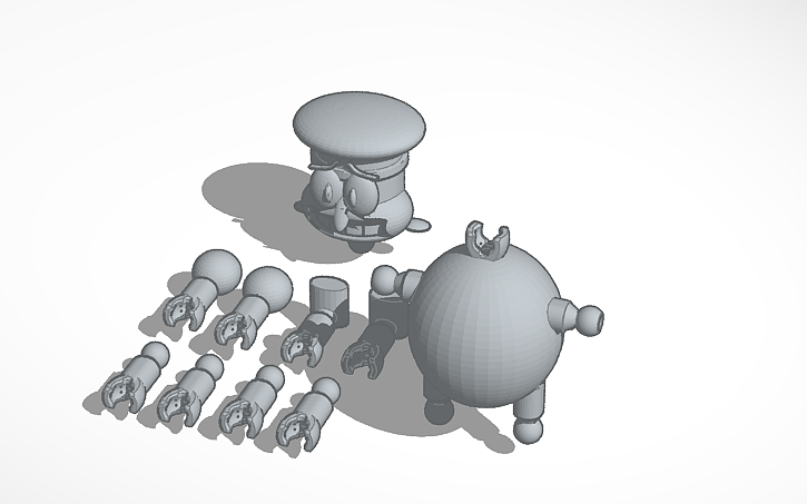 3D design peppino - Tinkercad