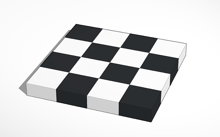 3D design checkers | Tinkercad