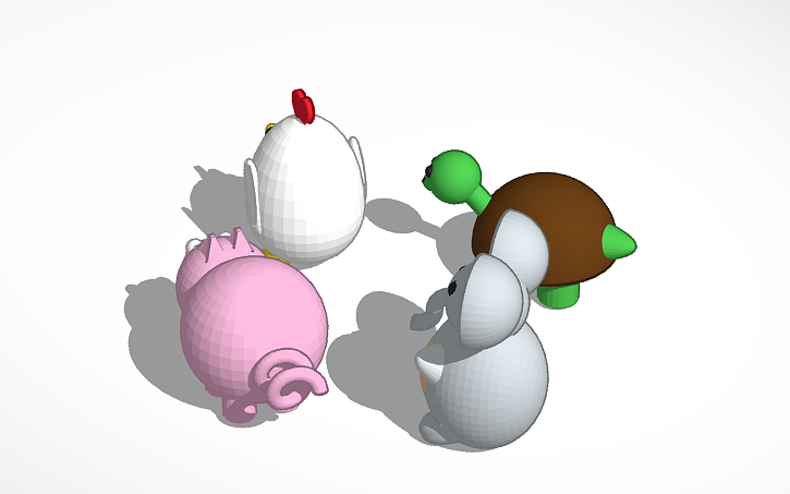 3D design Animals - Tinkercad