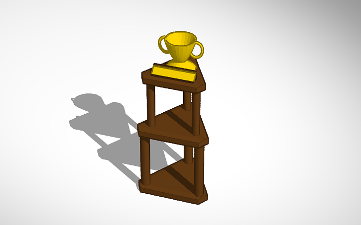 3D design Trophy Template | Tinkercad