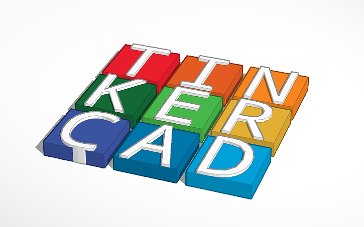 3D design Tinkercad Logo | Tinkercad