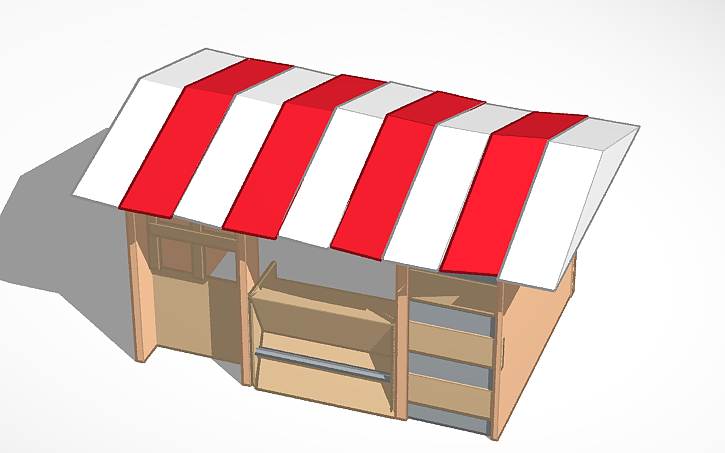 3D design Stall - Tinkercad