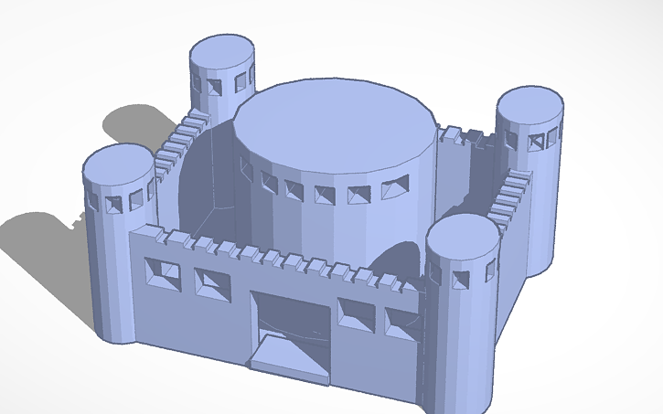 3D design castle | Tinkercad