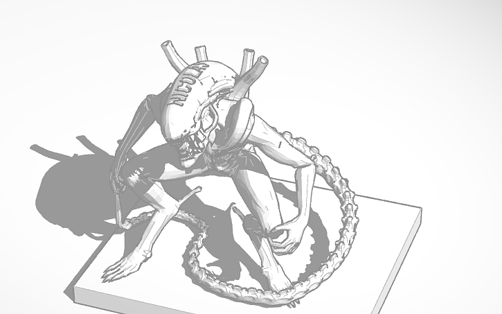 3D design Creepy MONSTER - Tinkercad