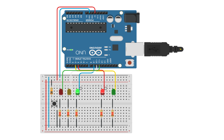 Circuit design If Else - Tinkercad