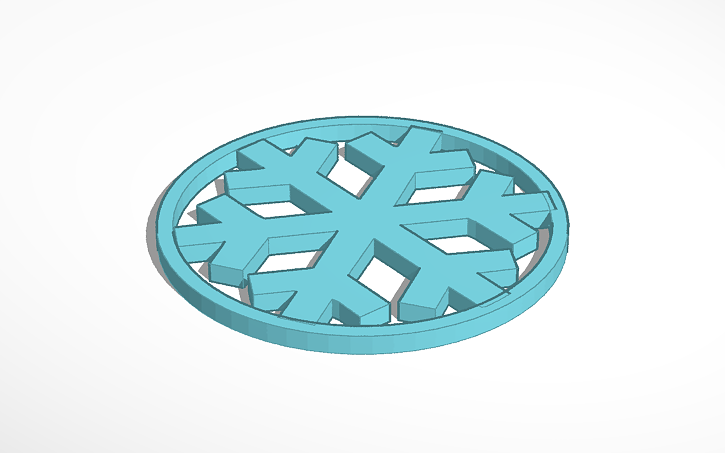 3D design Ice Emblem - Tinkercad