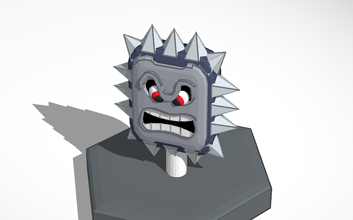 3D design Thwomp Figure | Tinkercad